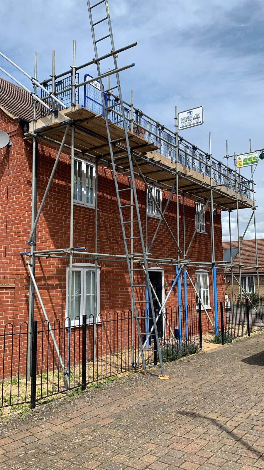 Solar Panel Scaffolding For Nationwide Clients - Merlin Scaffolding